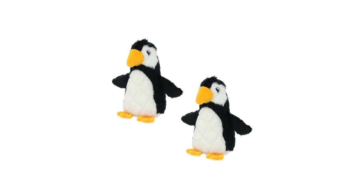 Click here for Mighty Jr Arctic Penguin 2 Pack  Durable Plush Squ... prices