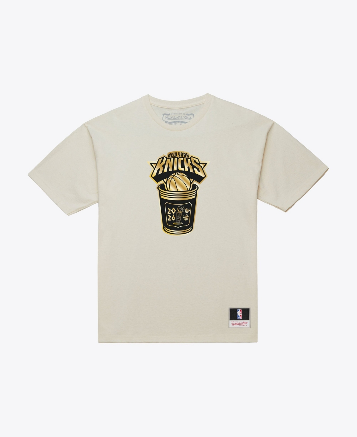 Click here for Mitchell & Ness Mens Cream New York Knicks 2026 Nb... prices