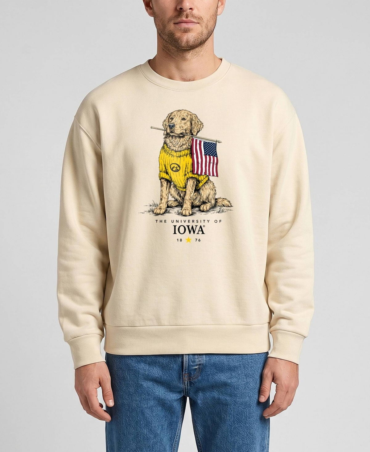 Click here for Uscape Apparel Mens and Womens Cream Iowa Hawkeyes... prices