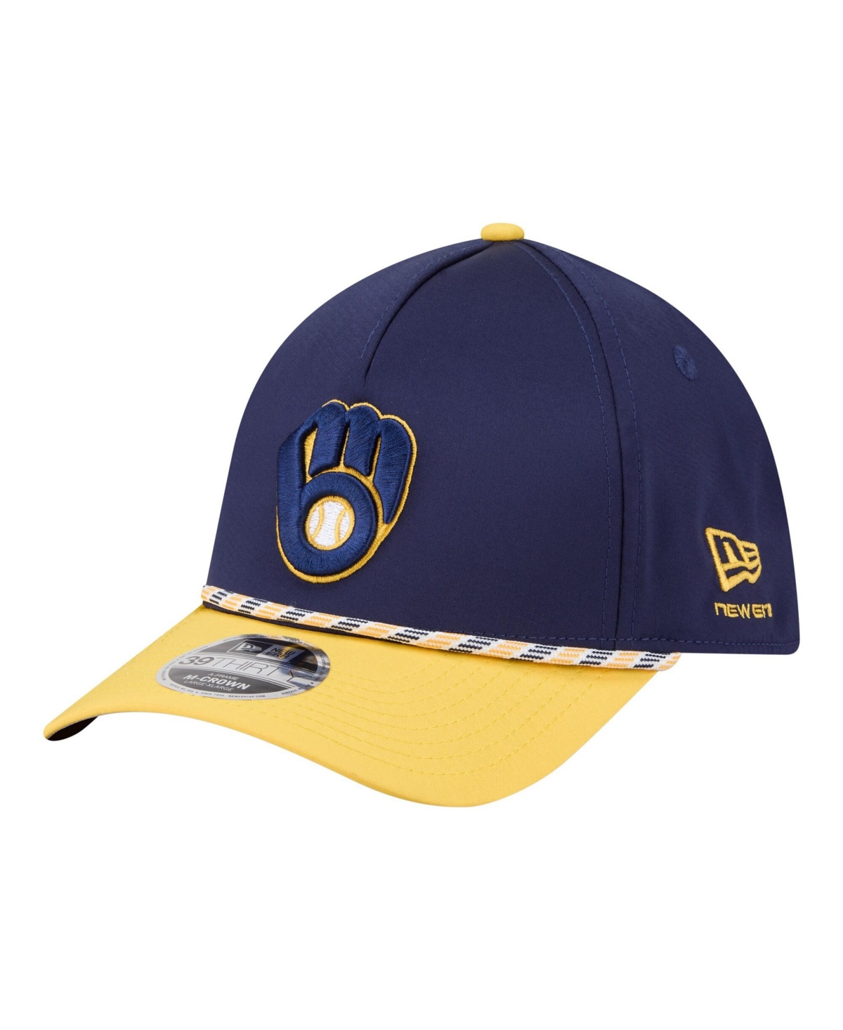 Click here for New Era Mens Navy/Gold Milwaukee Brewers Rope M-Cr... prices