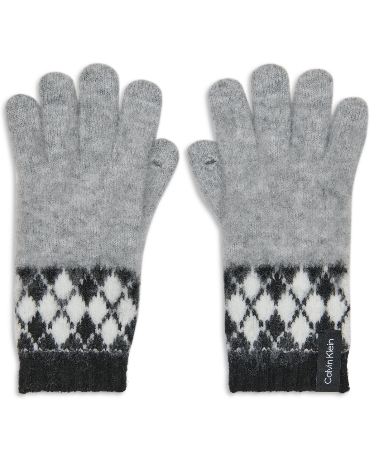 Click here for Calvin Klein Womens Argyle Fair Isle Pattern Glove... prices