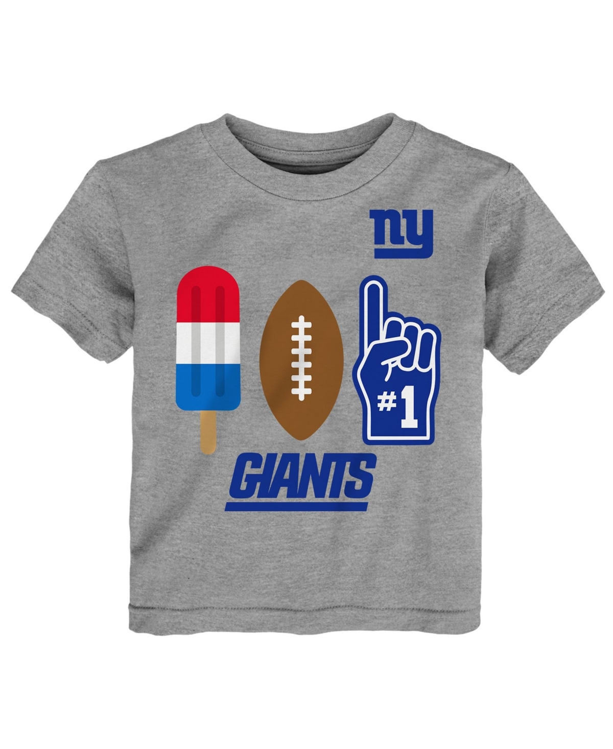 Click here for Nfl Toddler Heather Gray New York Giants Americana... prices