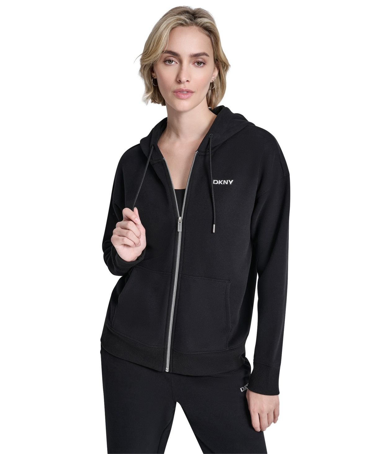 Click here for Dkny Womens New York Knicks Metallic Bubble Logo F... prices