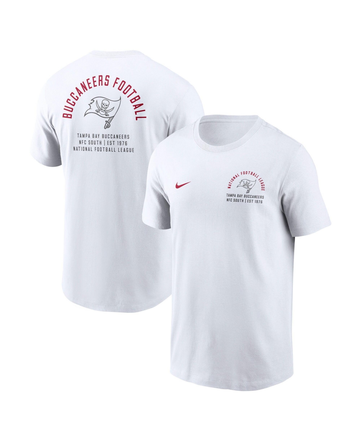 Click here for Nike Mens White Tampa Bay Buccaneers Split Logo T-... prices