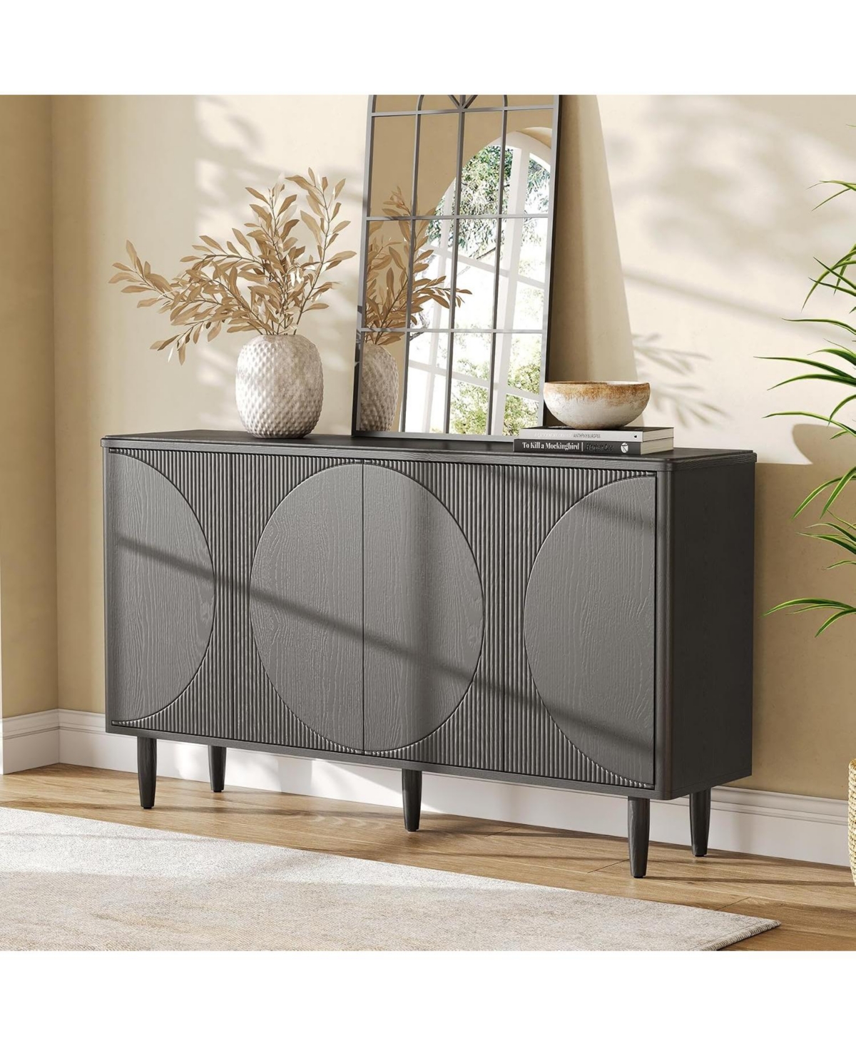 Click here for Tribesigns 59 Buffet Cabinet with Storage Doors -... prices