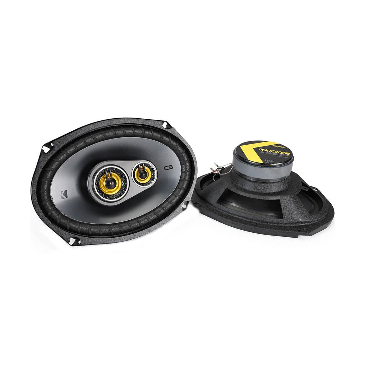 Click here for Kicker 150W 6x9-inch 3-Way Car Speakers - Black prices