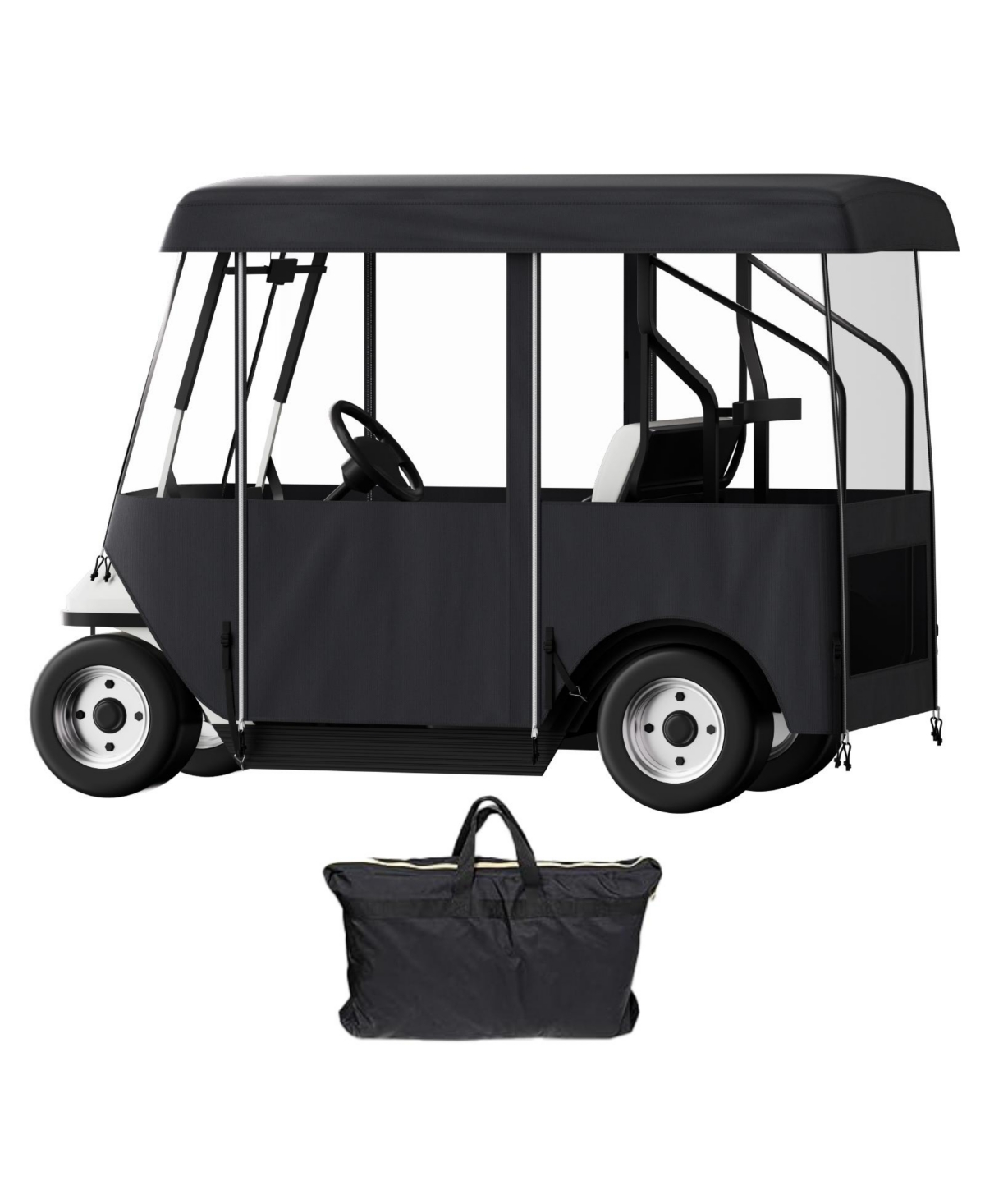 Click here for Hongge 4-Person Golf Cart Driving Enclosure 86 in... prices