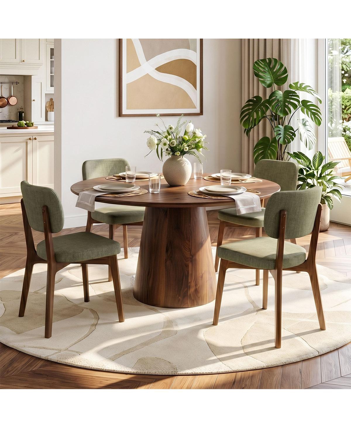 Click here for Maison Boucle Modern Upholstered Dining Chairs Set... prices