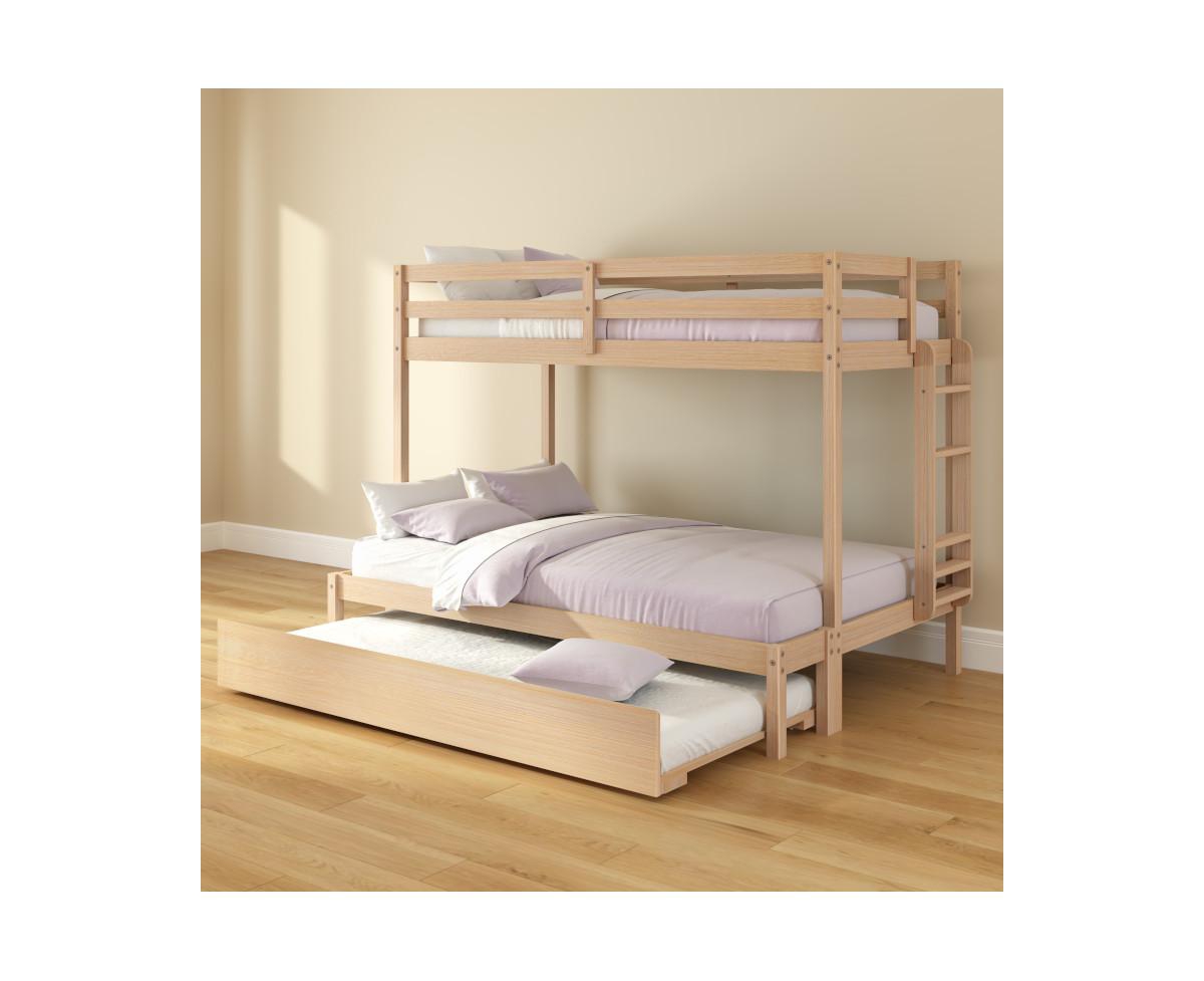 Click here for Grain & Grove Bear Plywood Twin/Full Bunk with Tru... prices