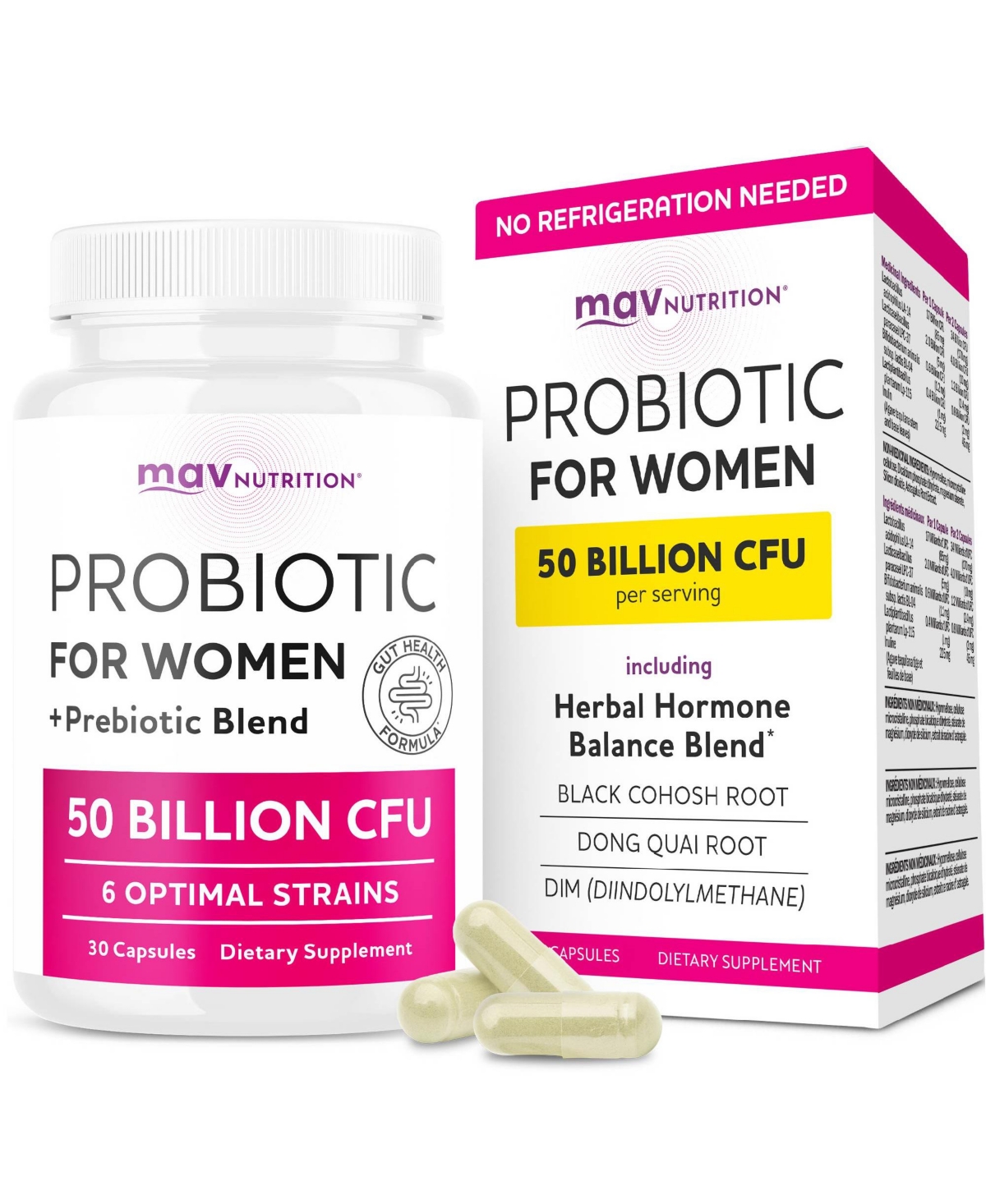 Click here for Mav Nutrition Probiotics for Women with Prebiotics... prices