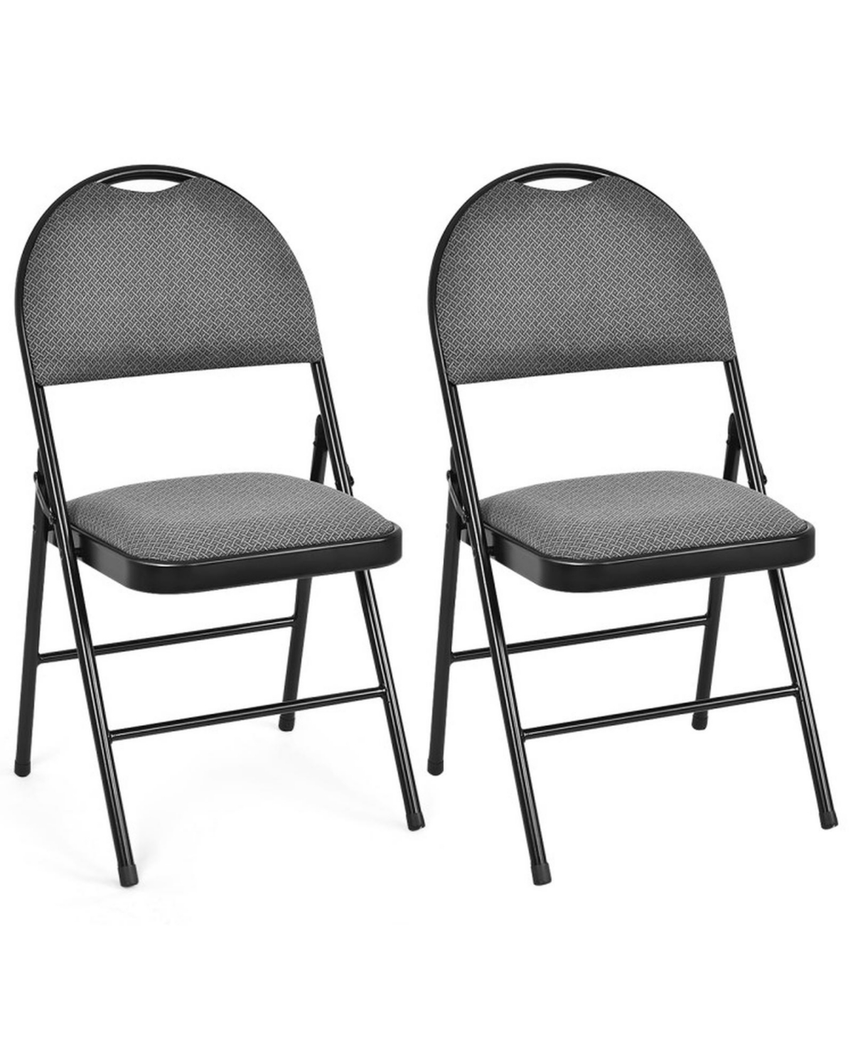 Click here for Gouun Set of 2 Padded Folding Office Chairs with B... prices