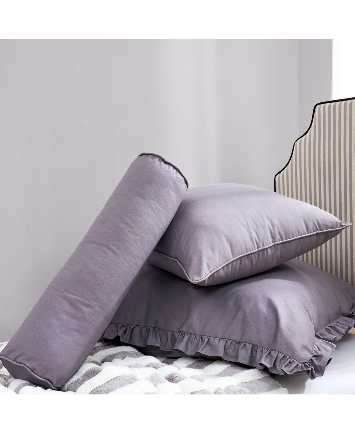 Click here for DormCo Rainha Cotton Dutch Ruffled  Euro and Bolst... prices