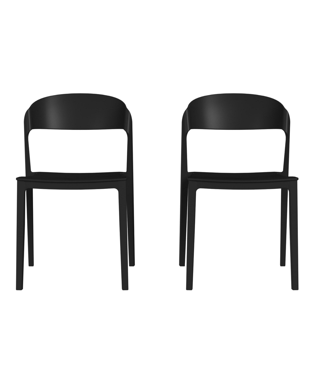 Click here for WestinTrends Outdoor Modern Stackable Plastic Pati... prices