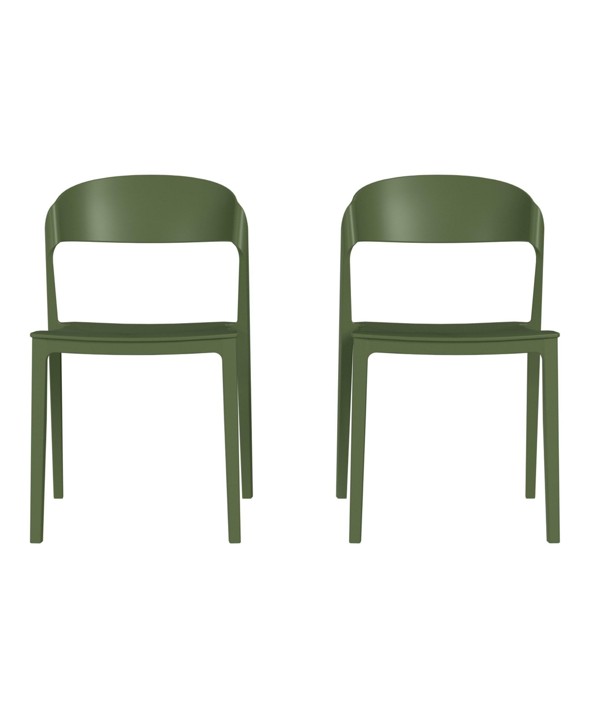 Click here for WestinTrends Outdoor Modern Stackable Plastic Pati... prices
