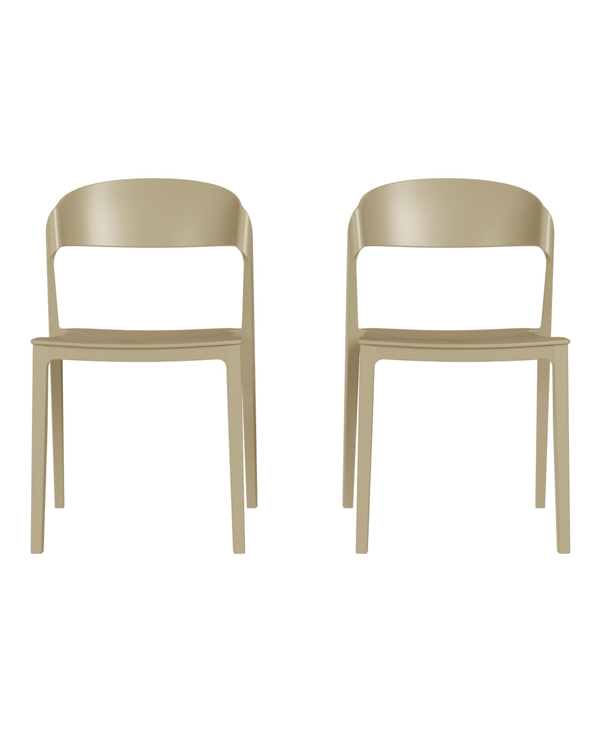 Click here for WestinTrends Outdoor Modern Stackable Plastic Pati... prices