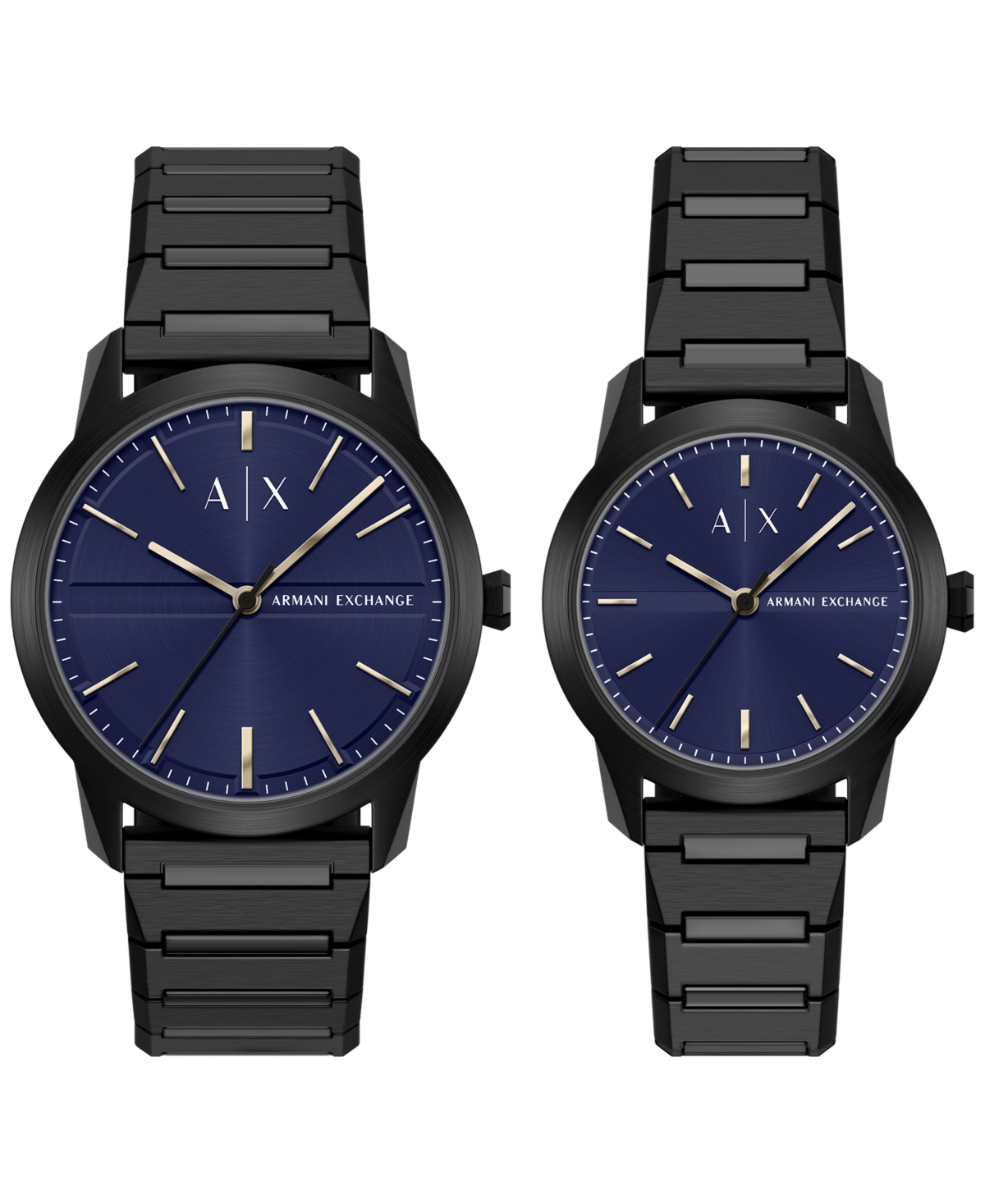 Click here for Armani Exchange Mens Quartz Three Hand Black Stain... prices