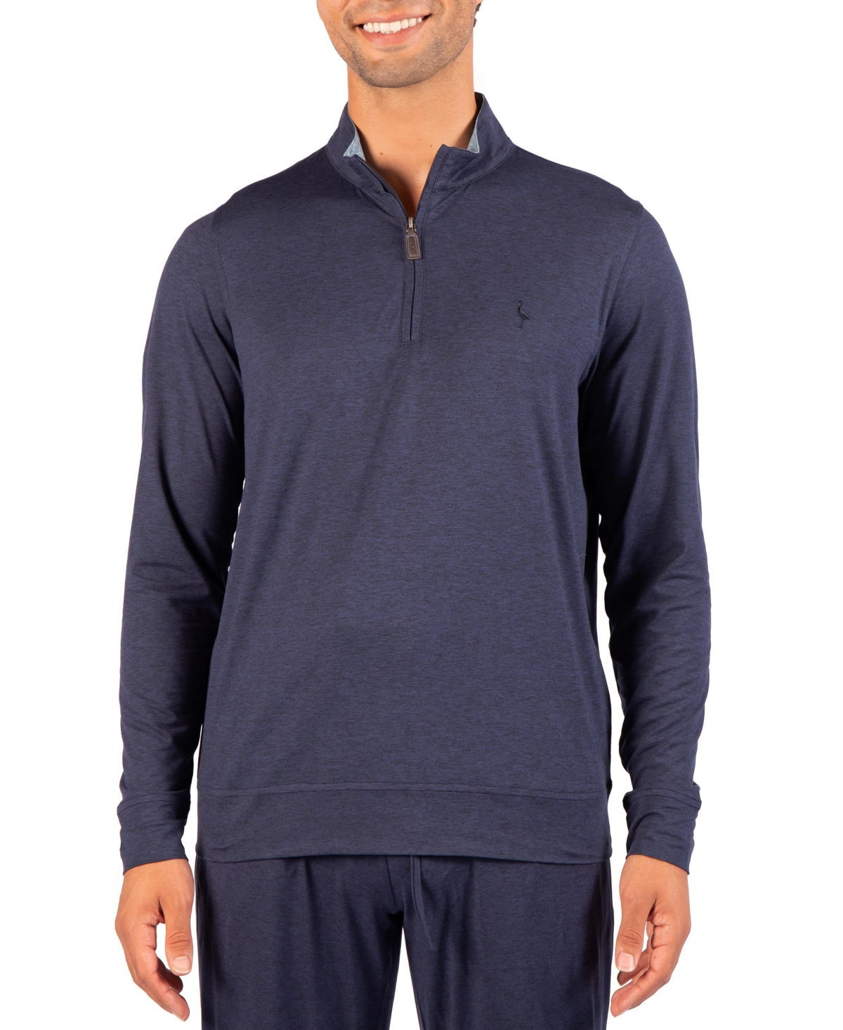 Click here for TailorByrd Mens Brushed Melange Quarter Zip Sweate... prices