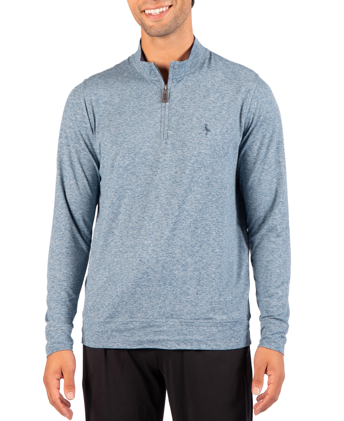 Click here for TailorByrd Mens Brushed Melange Quarter Zip Sweate... prices