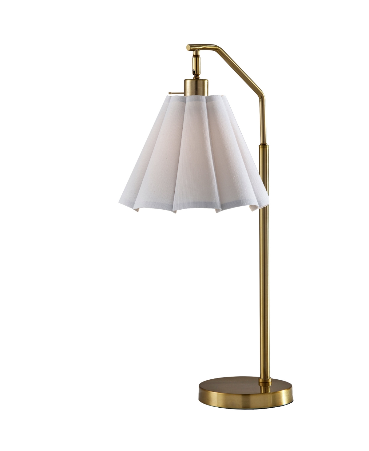 Click here for Adesso 26 Metal Lyra Table Lamp - Antique Brass prices