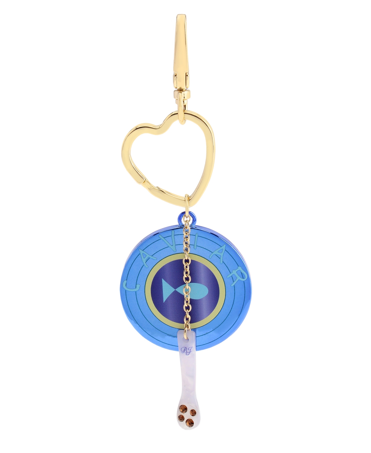 Click here for Betsey Johnson Faux-Stone Caviar Charms - Gold/Blu... prices