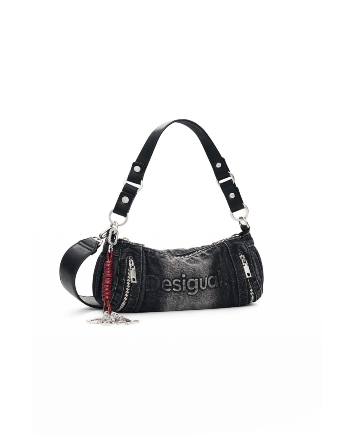 Click here for Desigual Womens Medium denim bag - Gray prices