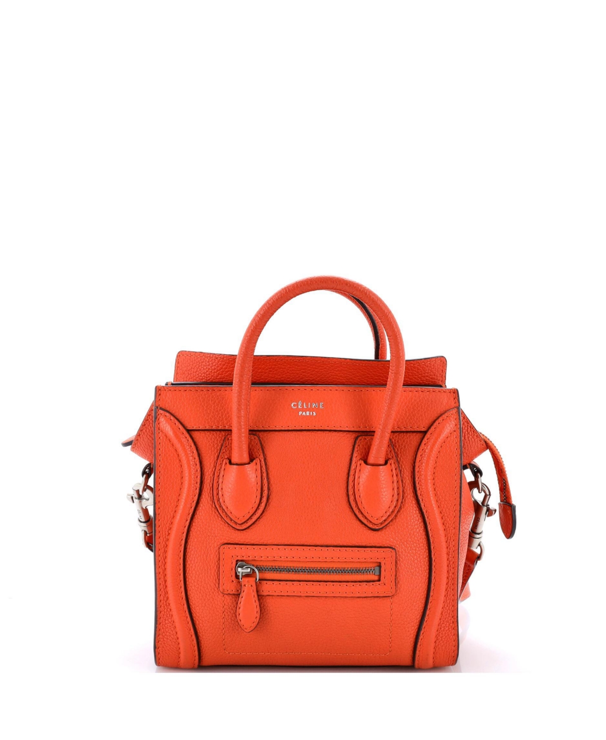 Click here for Pre-Owned Celine Nano Luggage Bag Grainy Leather -... prices