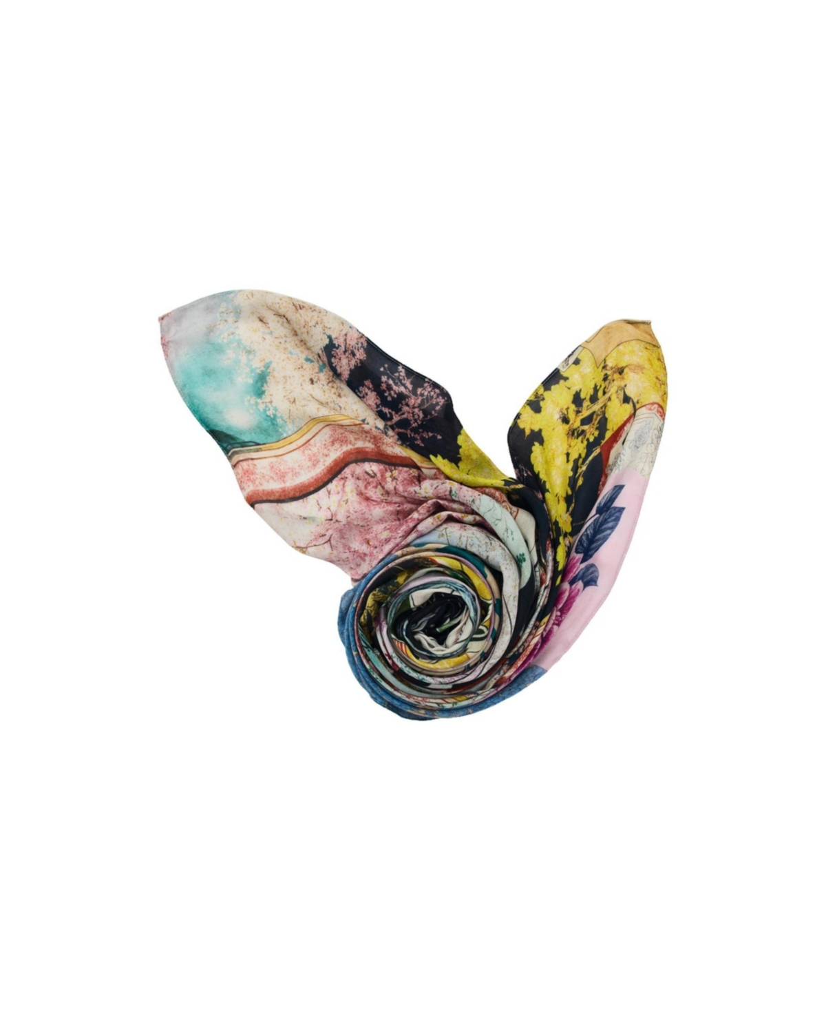 Click here for Desigual Womens Rectangular Printed Scarf - Multi prices
