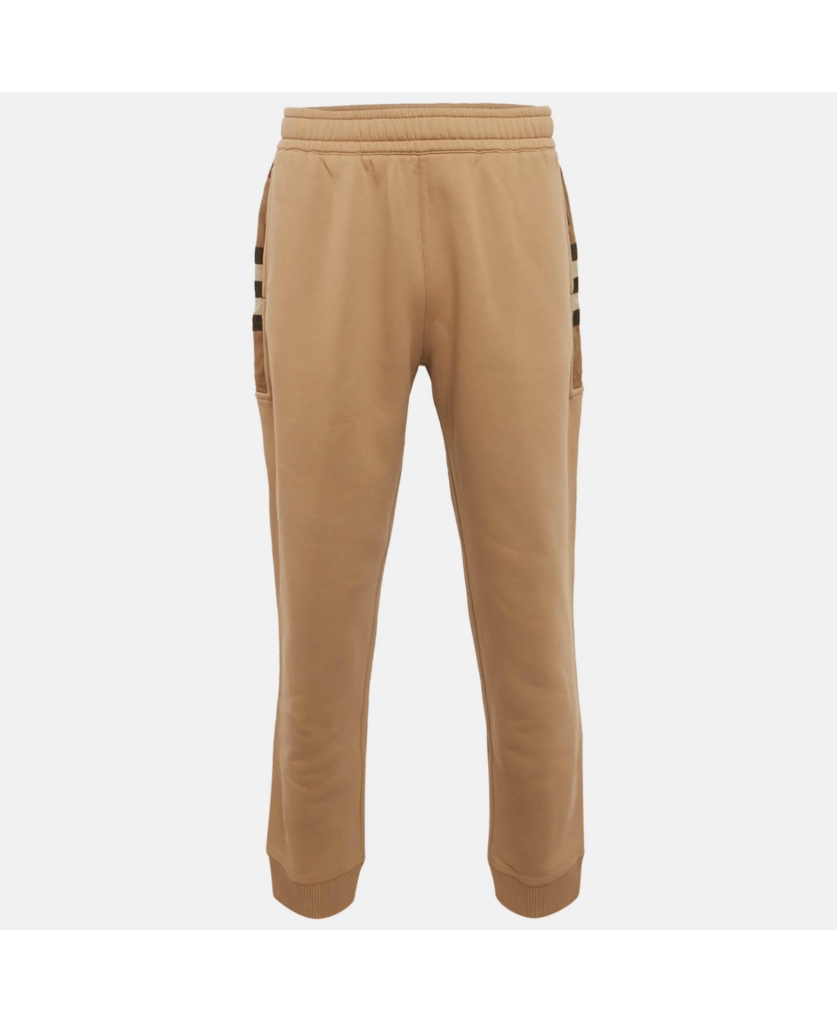 Click here for Pre-Owned Burberry Mens Checks Trim Cotton Joggers prices