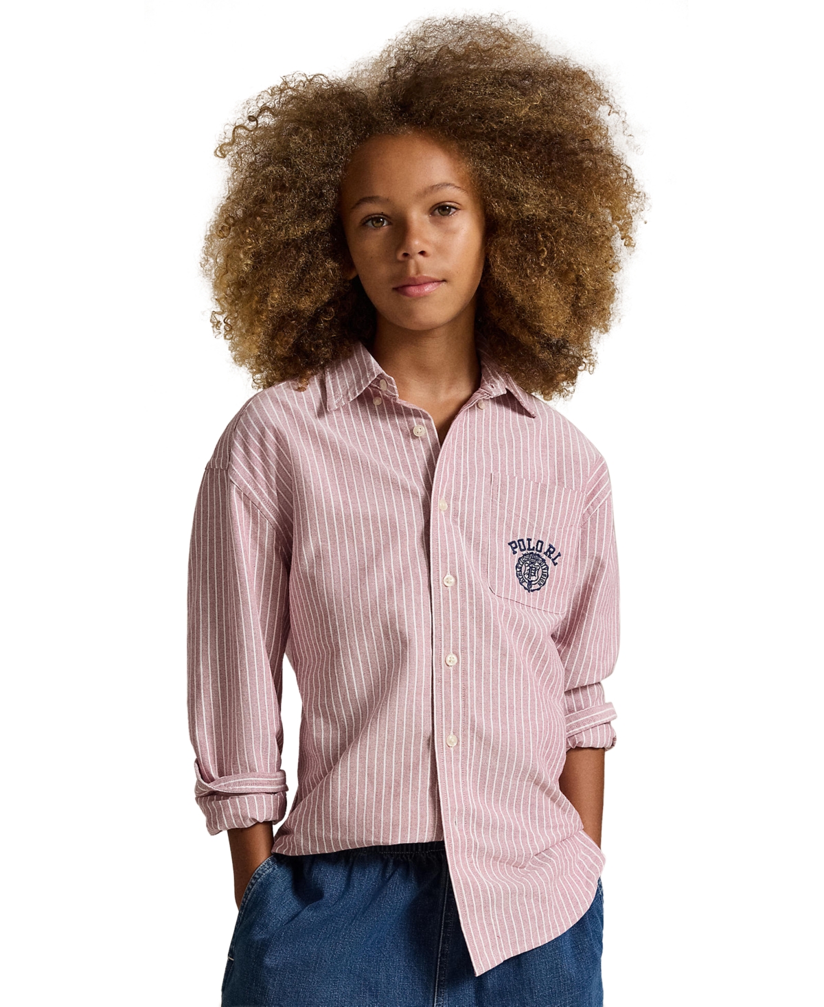 Click here for Polo Ralph Lauren Boys 8-20 Striped Cotton Oxford... prices