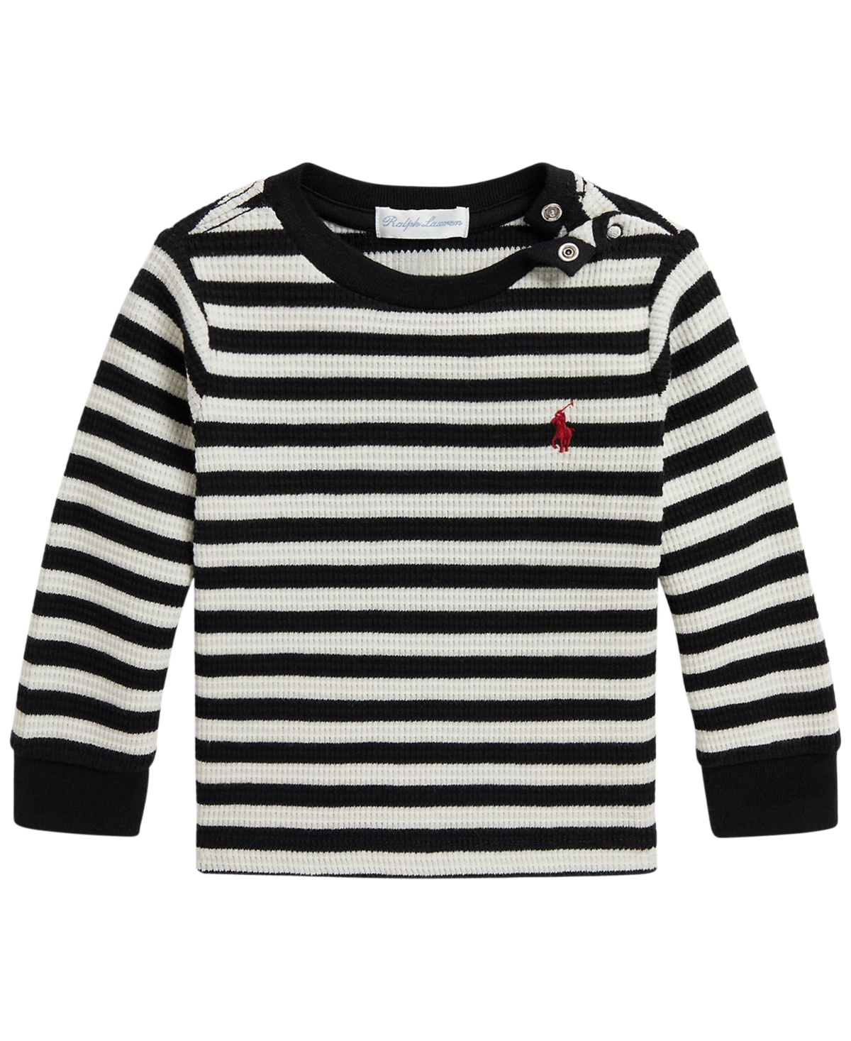 Click here for Polo Ralph Lauren Baby Boys Striped Waffle-Knit Co... prices