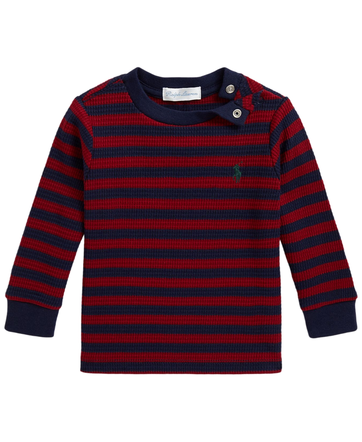 Click here for Polo Ralph Lauren Baby Boys Striped Waffle-Knit Co... prices