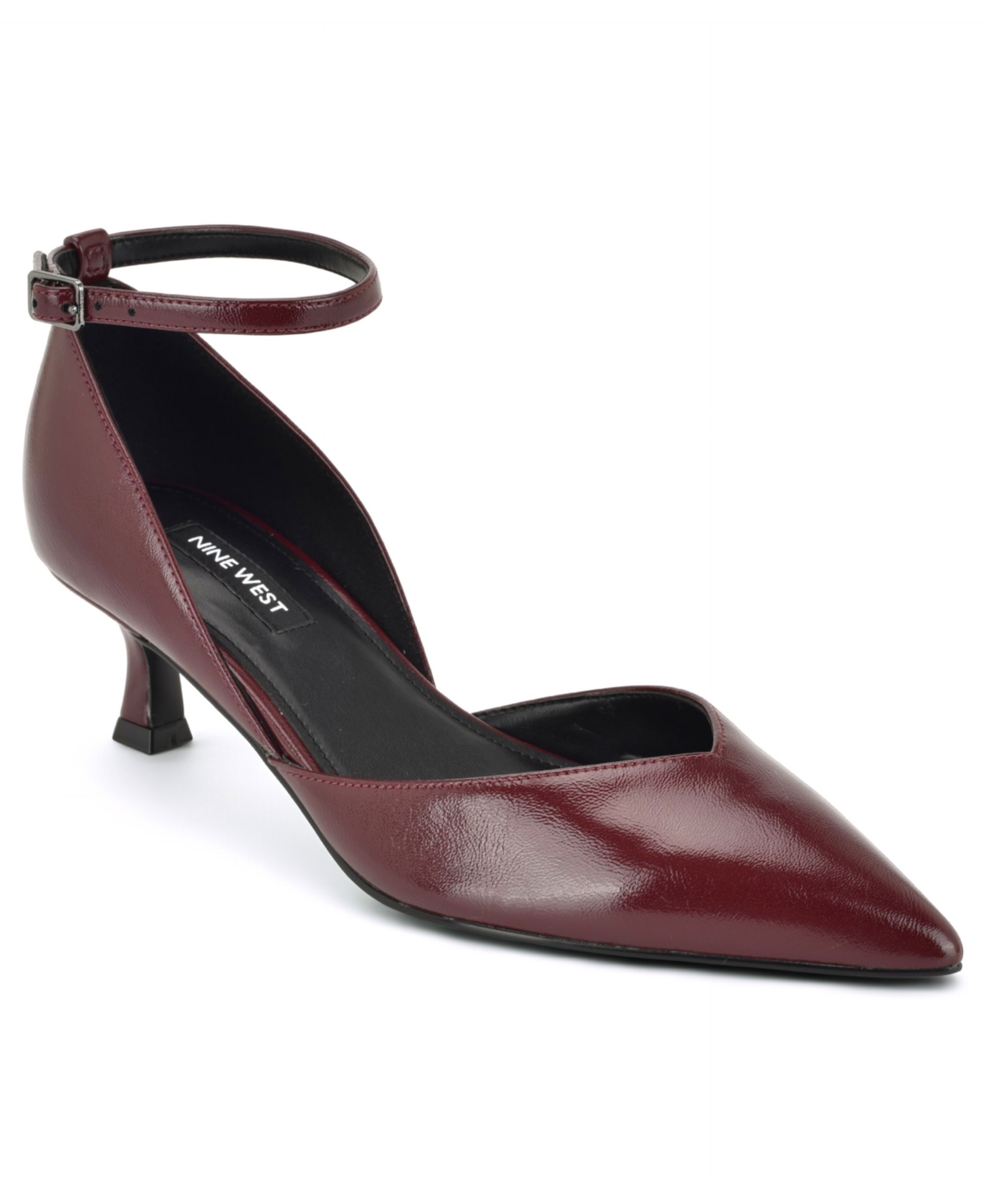 Click here for Nine West Womens Kory Two-Piece Kitten Heel Pumps... prices