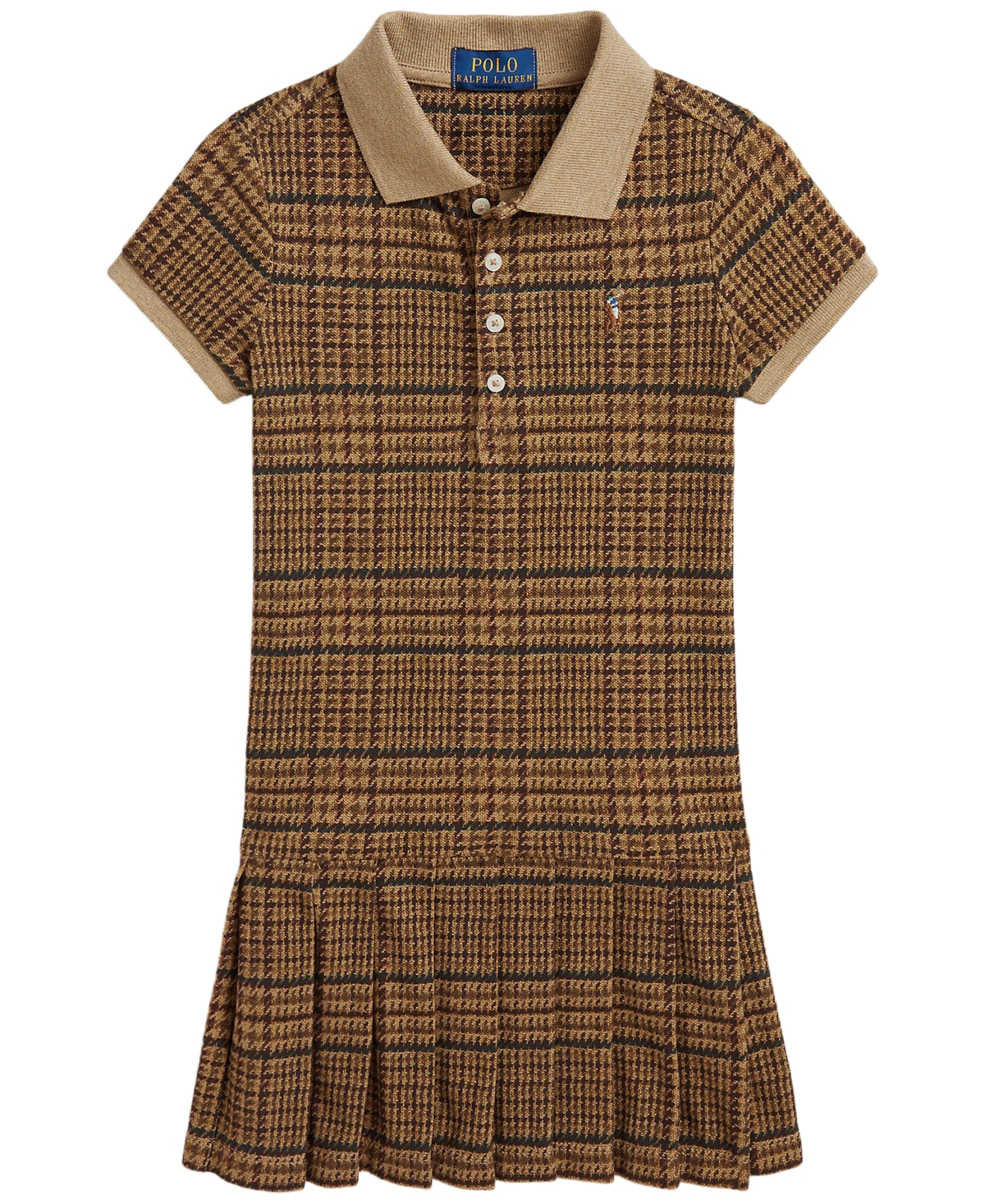 Click here for Polo Ralph Lauren Girls 2T-6X Tweed-Print Stretch... prices