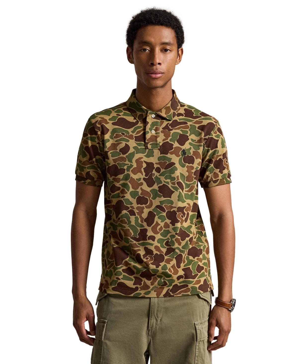 Click here for Polo Ralph Lauren Mens Camo Mesh Classic-Fit Polo... prices