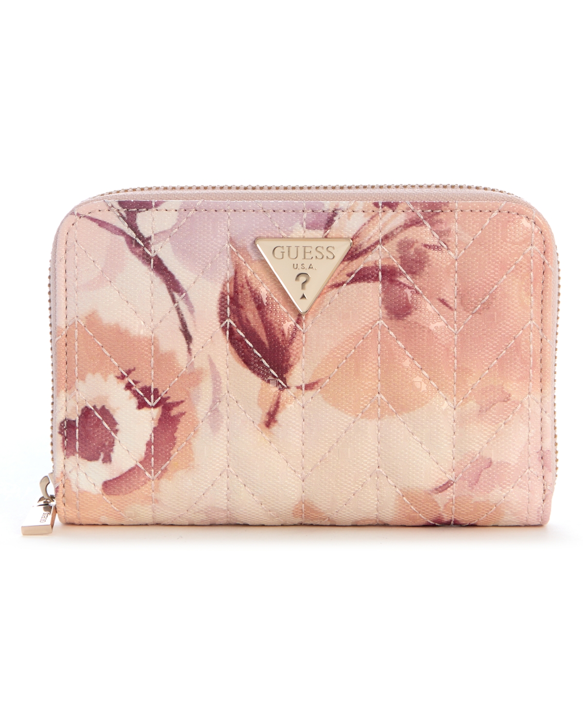 Click here for Guess Stacey Zip Around Wallet - Floral Multi prices