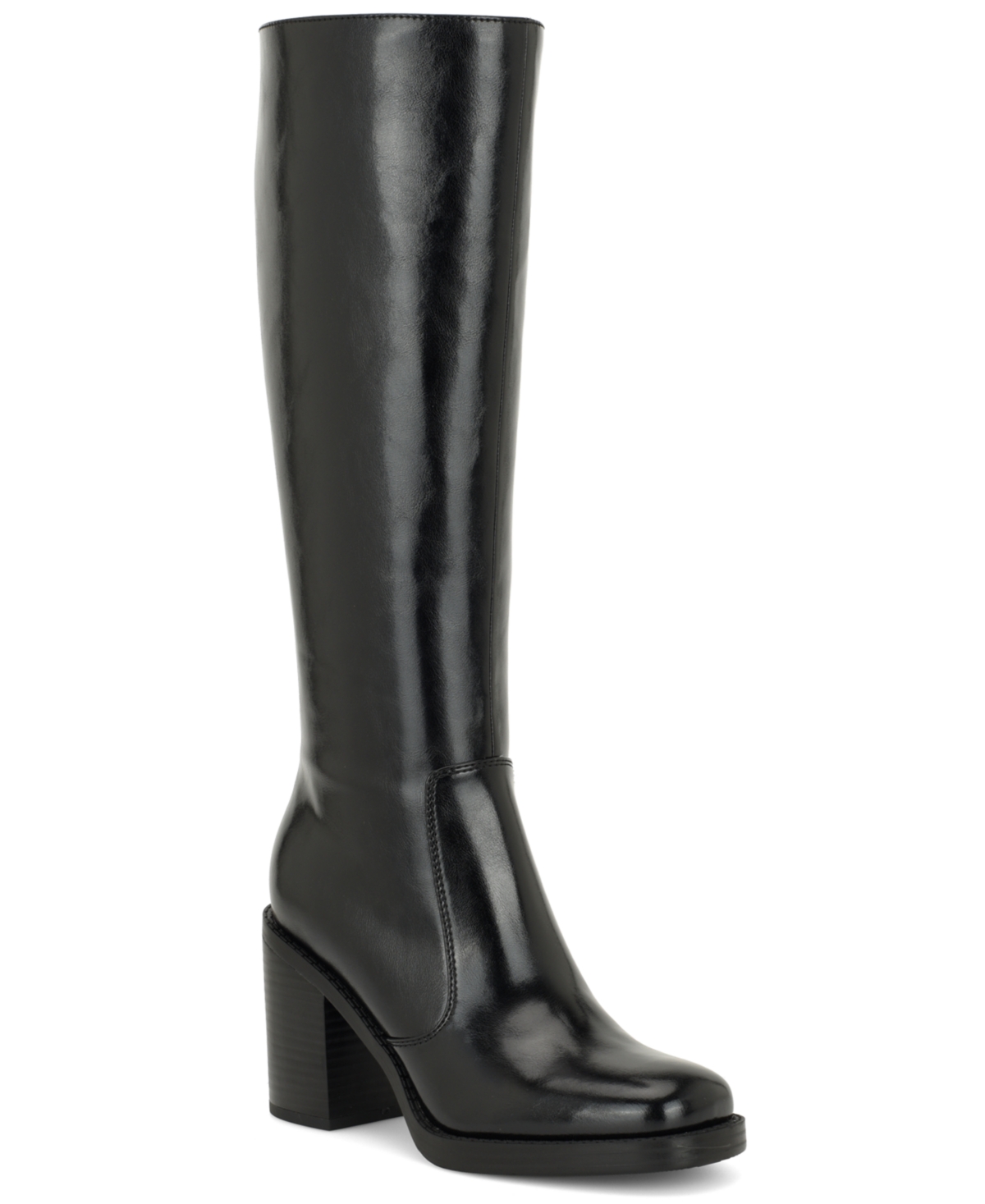 Click here for Nine West Womens Balinda Block Heel Dress Tall Boo... prices