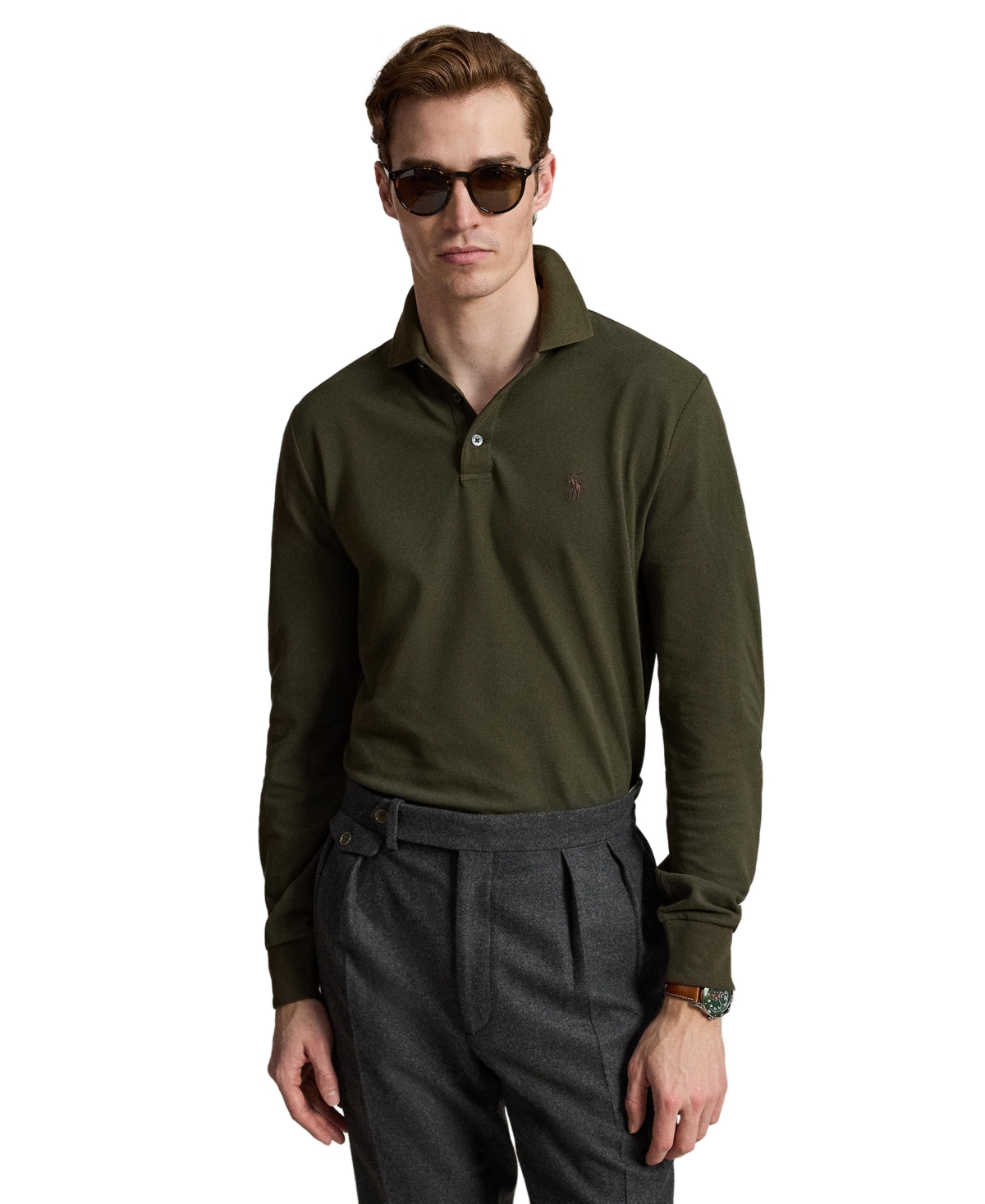 Click here for Polo Ralph Lauren Mens Stretch Mesh Classic-Fit Po... prices