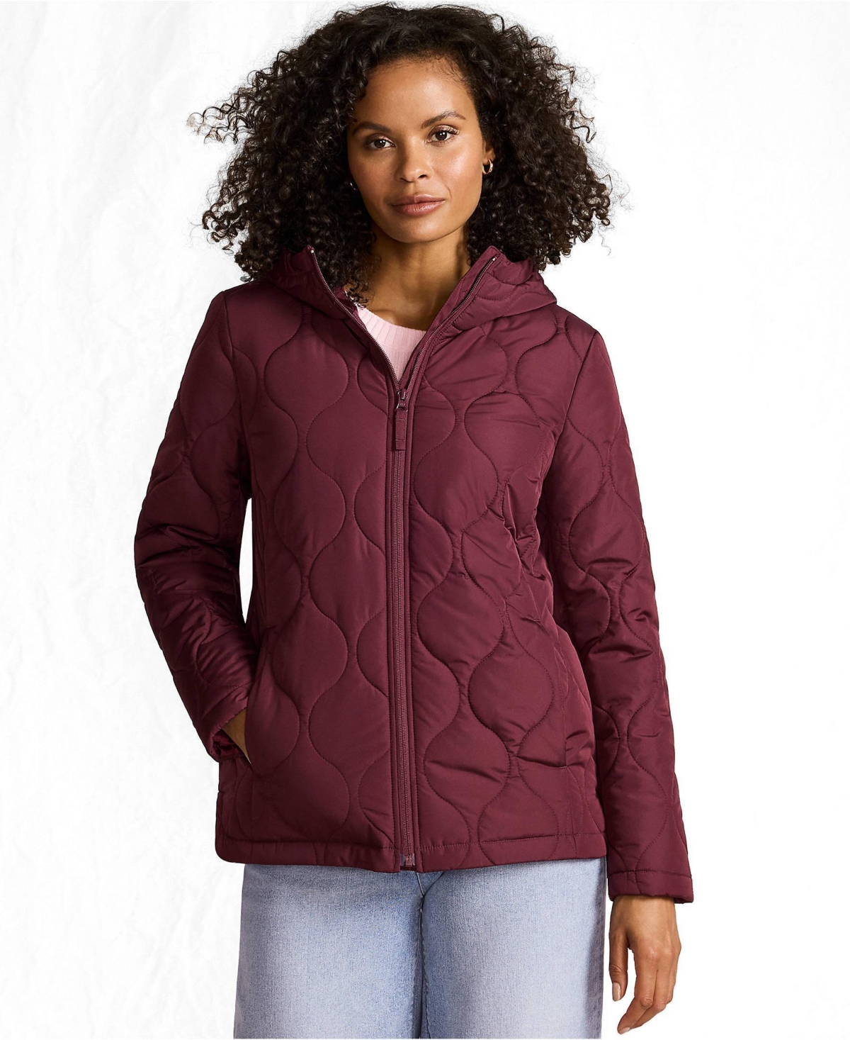 Click here for Lands End Womens FeatherFree Onion Quilted Insulat... prices