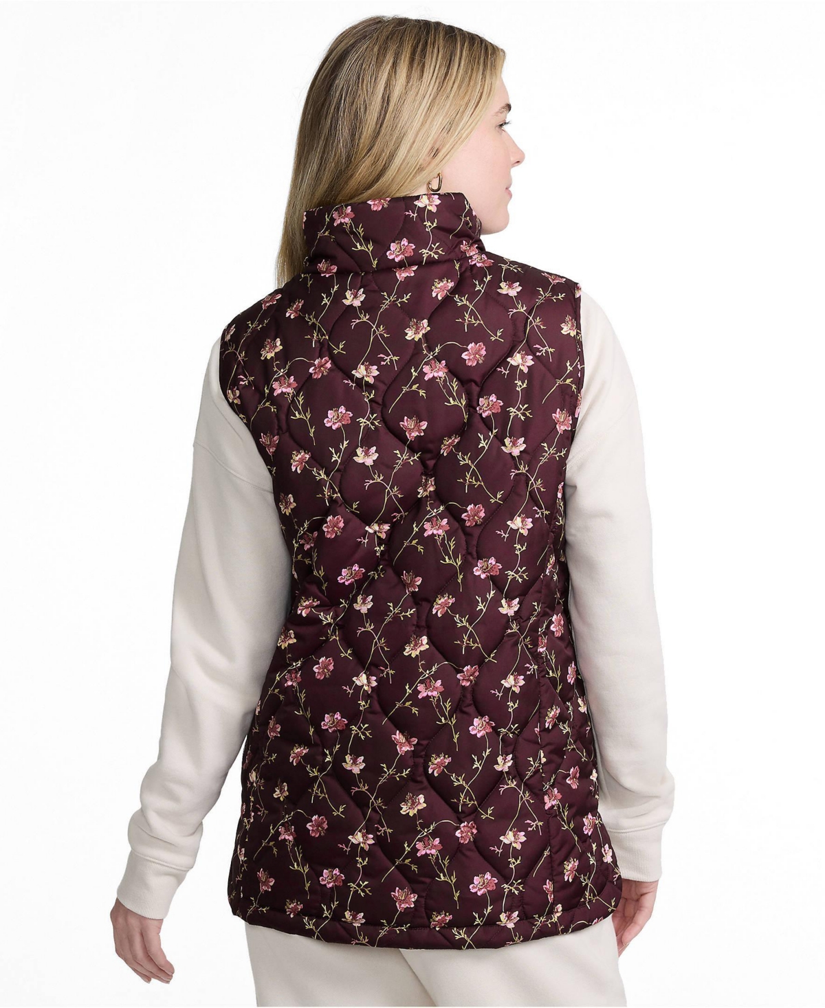 Click here for Lands End Womens Tall Print FeatherFree Quilted In... prices