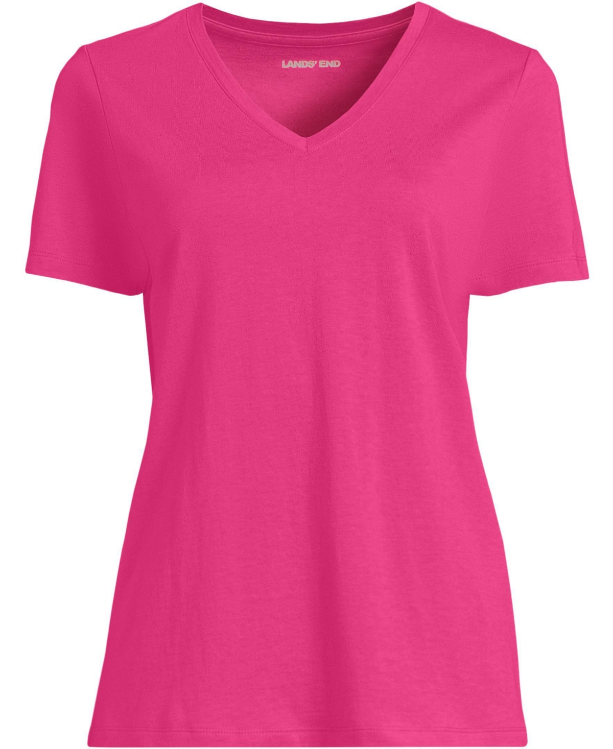 Click here for Lands End Womens Tall Relaxed Supima Cotton V-Neck... prices