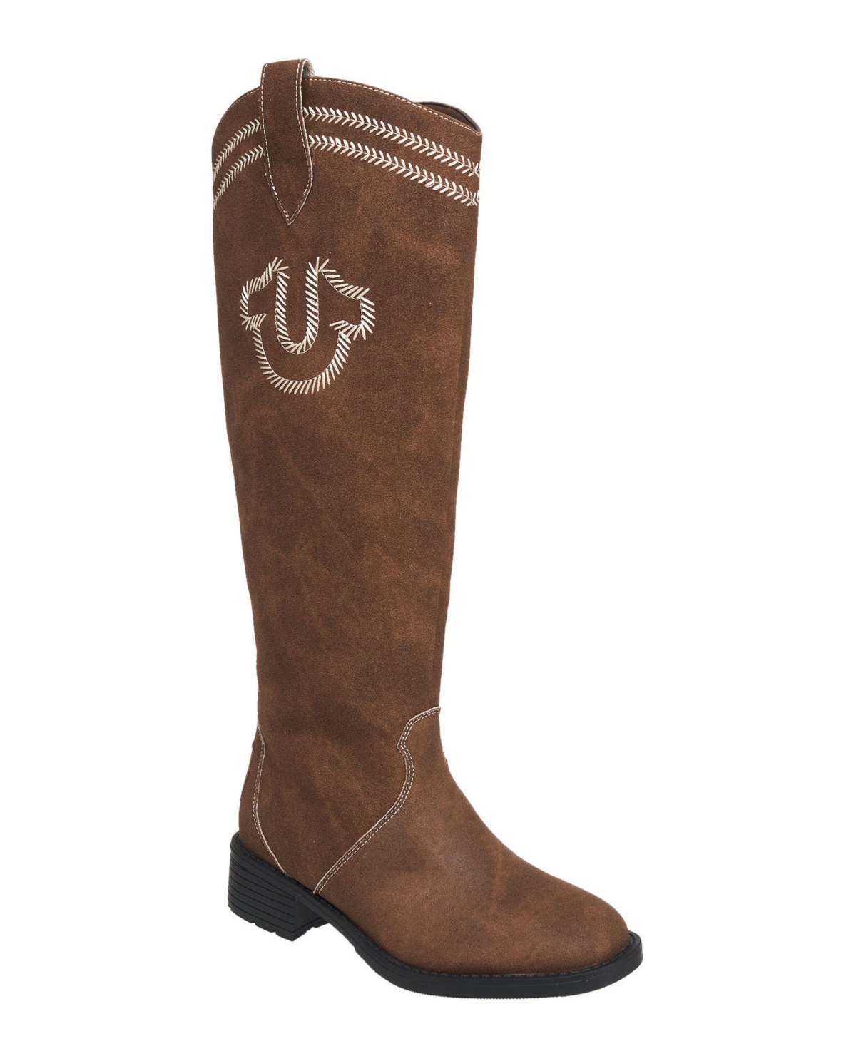 Click here for True Religion Womens Sza Logo Knee High Cowboy Boo... prices