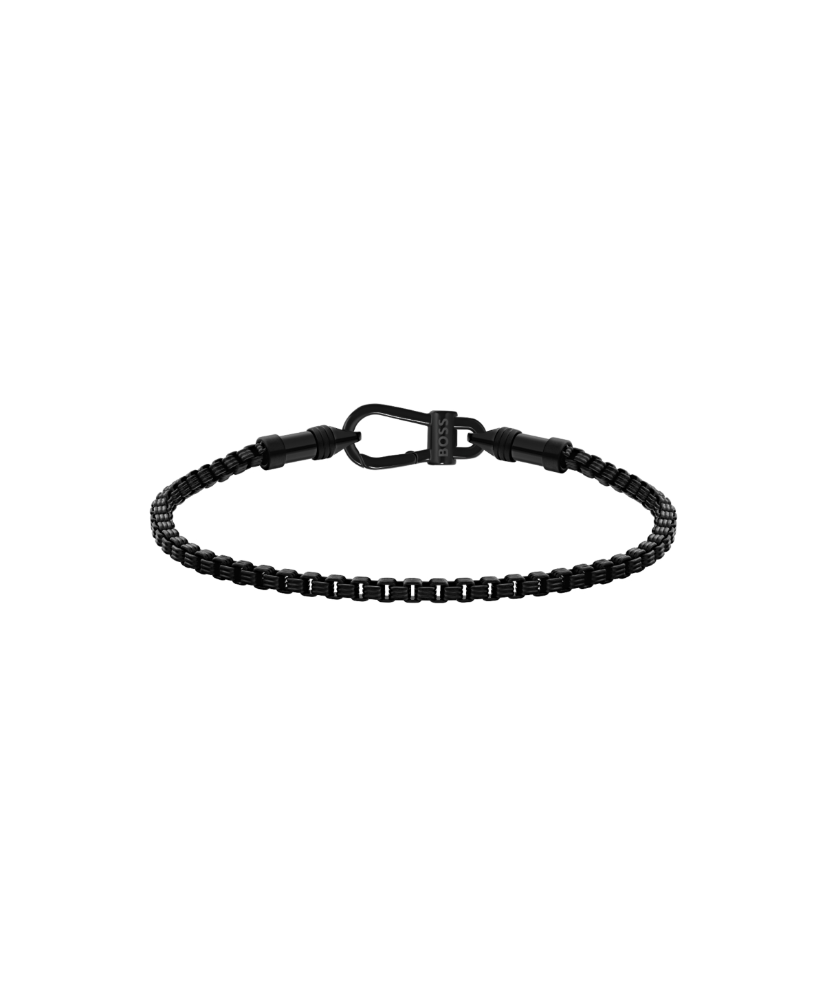 Click here for Hugo Boss Mens Liam Ionic Plated Black Steel Brace... prices