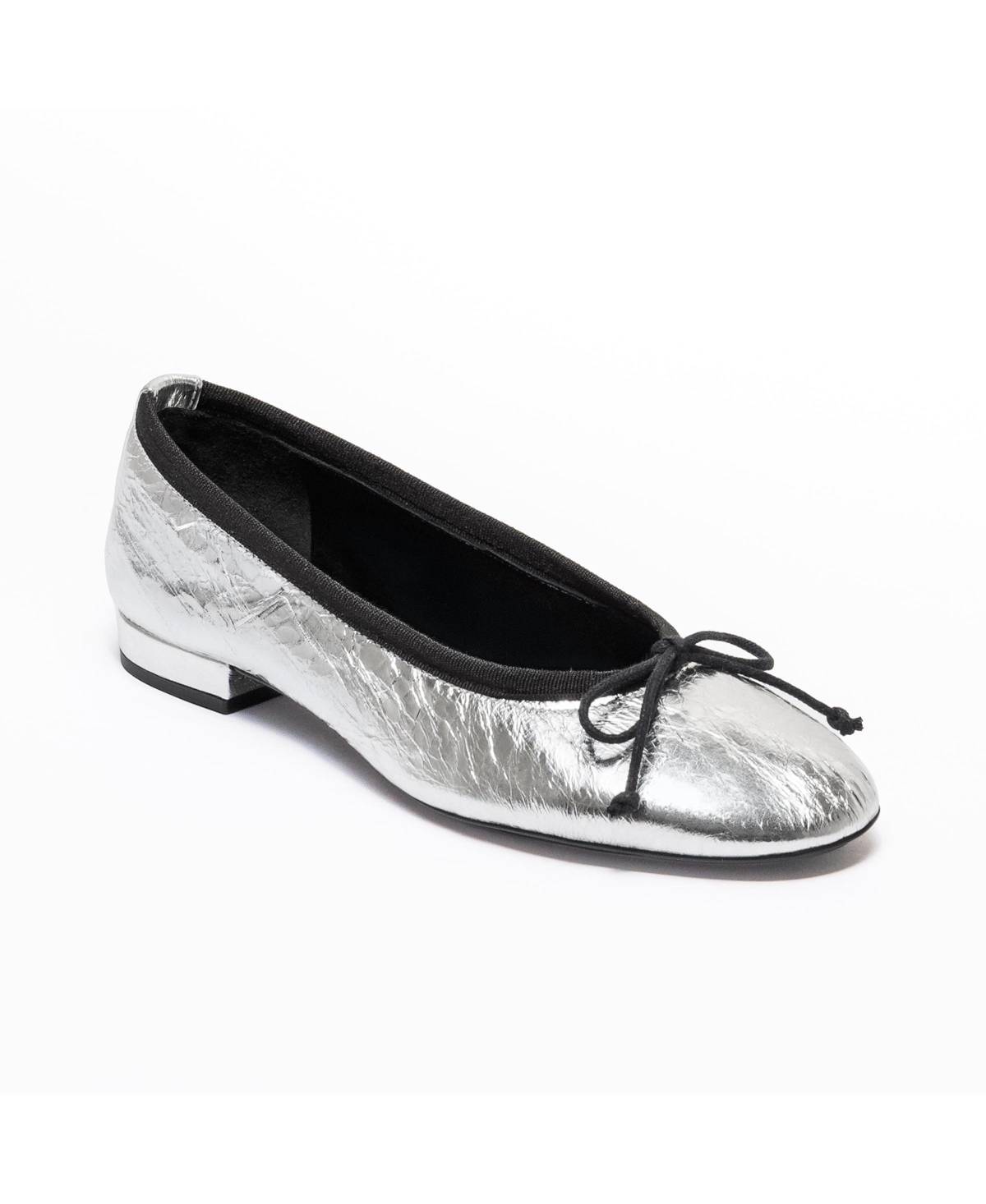 Click here for Bernardo Footwear Womens Barbara Ballet Flat - Sil... prices