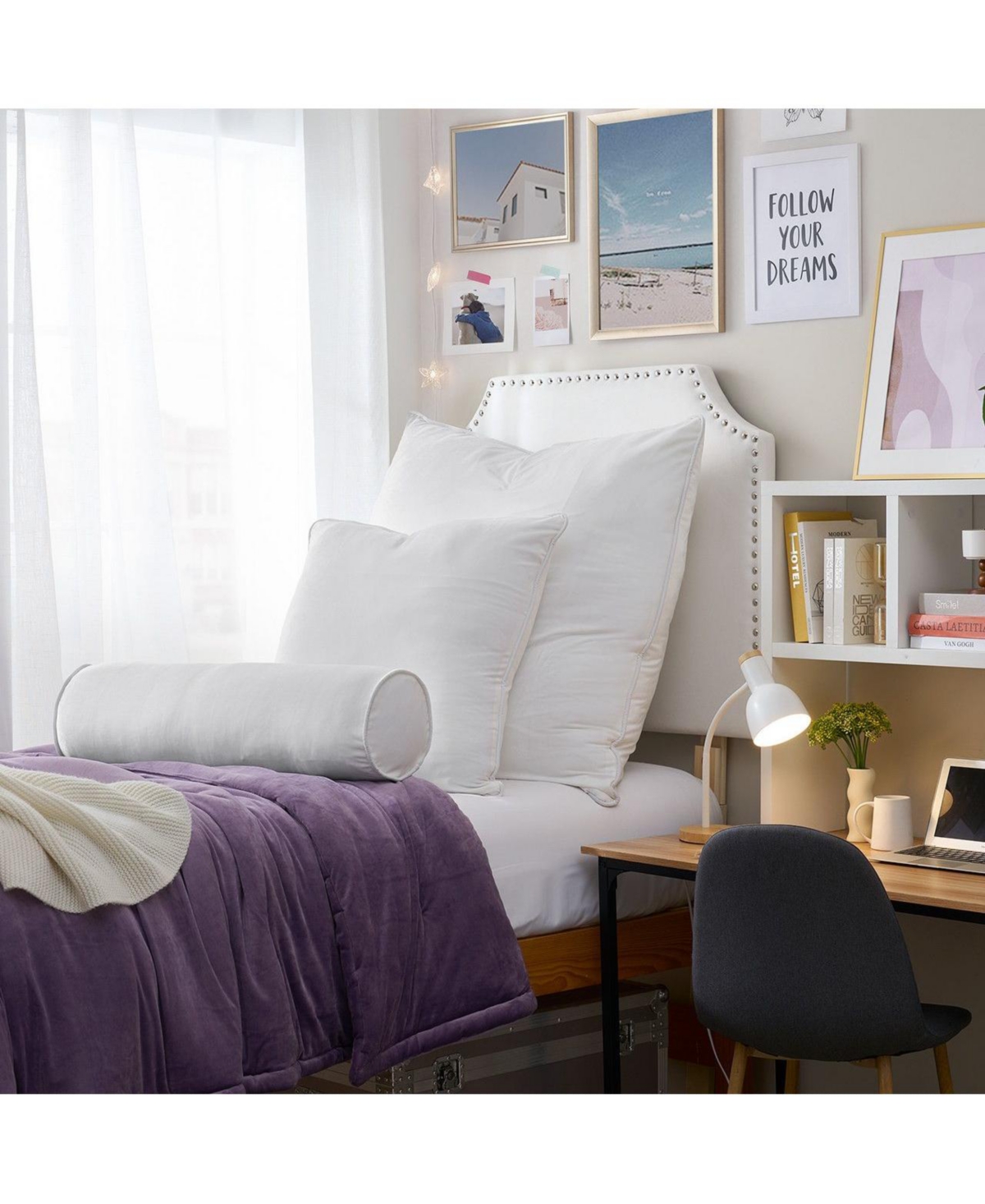 Click here for DormCo Rainha Velvet Dutch  Euro and Bolster Pillo... prices