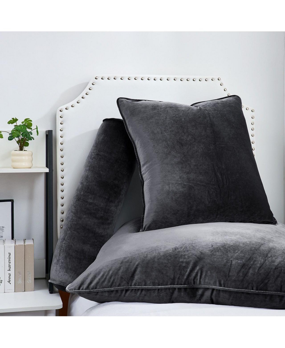Click here for DormCo Rainha Velvet Dutch  Euro and Bolster Pillo... prices