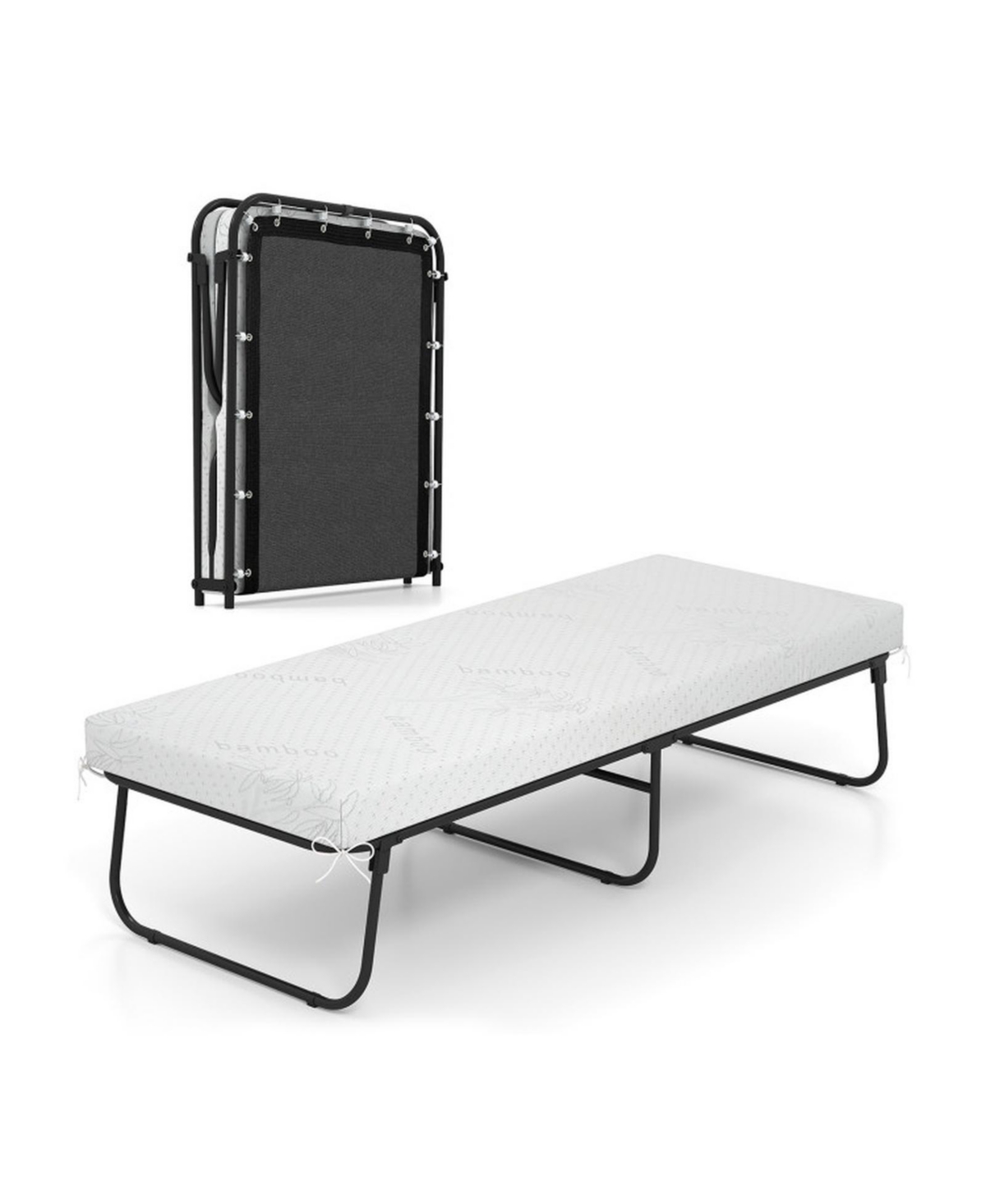 Click here for Sugift 75 x 31 Inch Folding Bed with Memory Foam M... prices