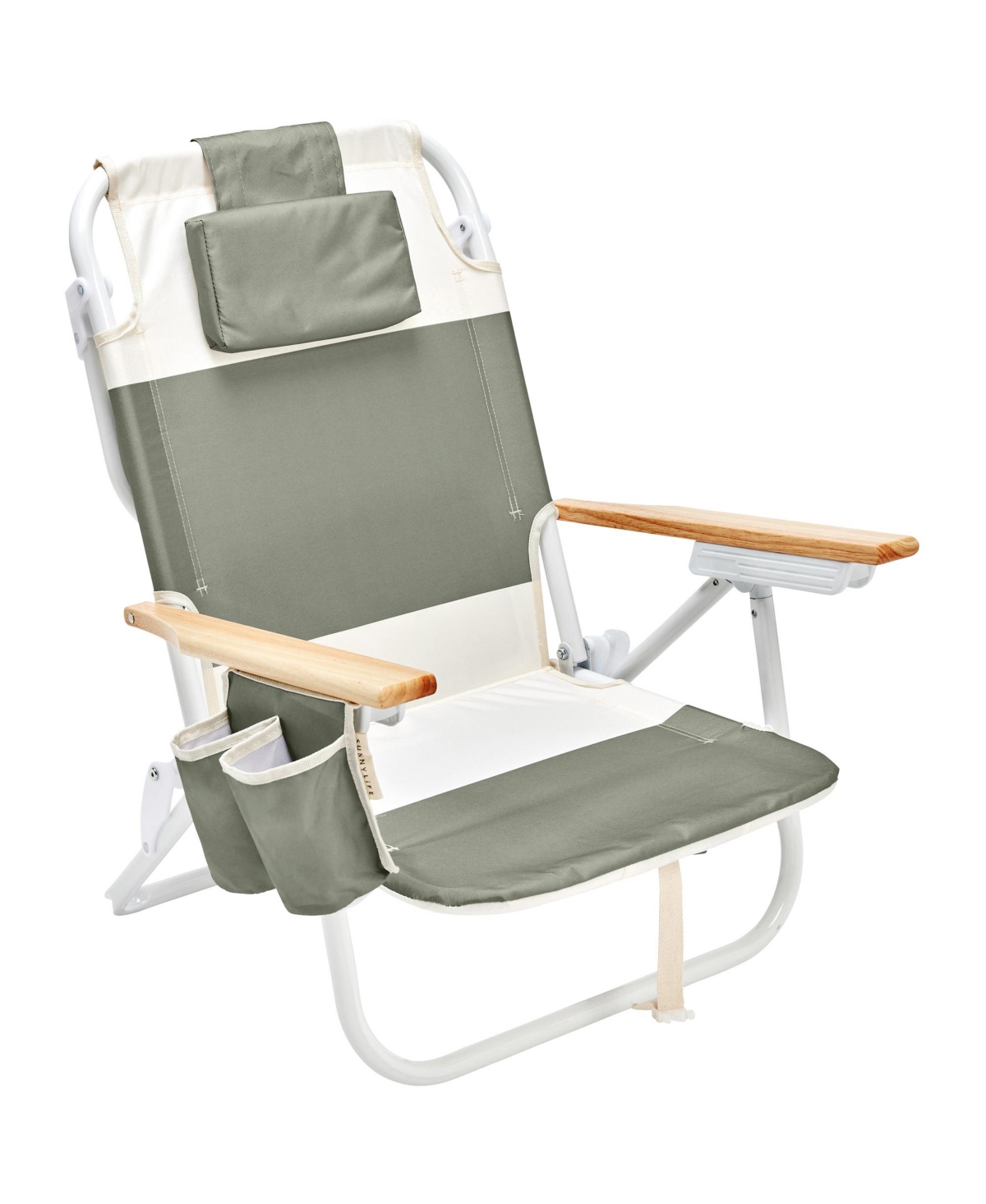 Click here for SUNNYLiFE Deluxe Beach Chair: Seagrass Sage Block prices