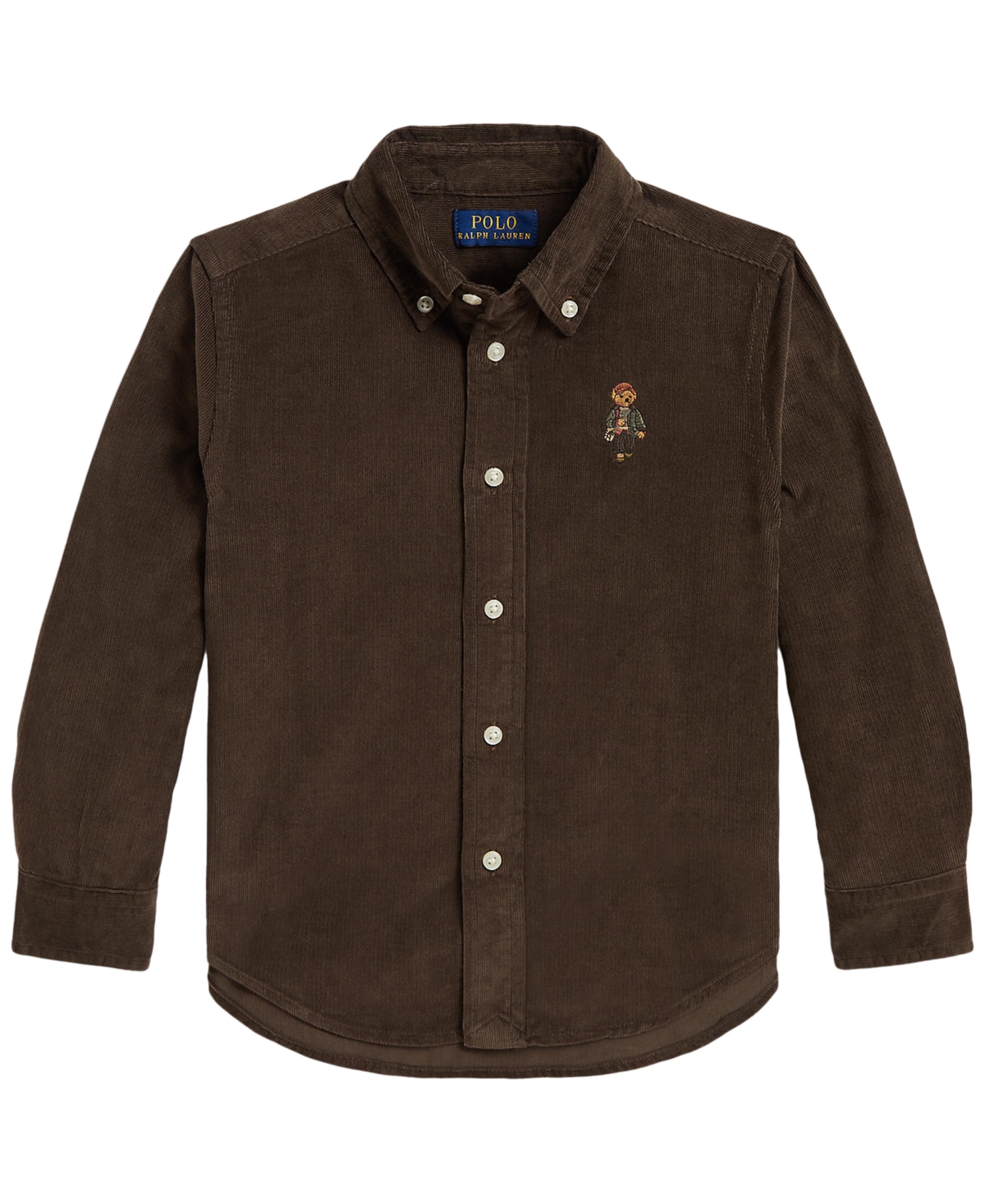 Click here for Polo Ralph Lauren Boys 2T-7 Polo Bear Cotton Cordu... prices