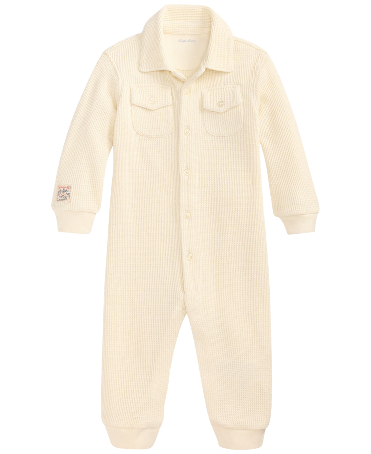 Click here for Polo Ralph Lauren Baby Boys Waffle-Knit Coverall -... prices
