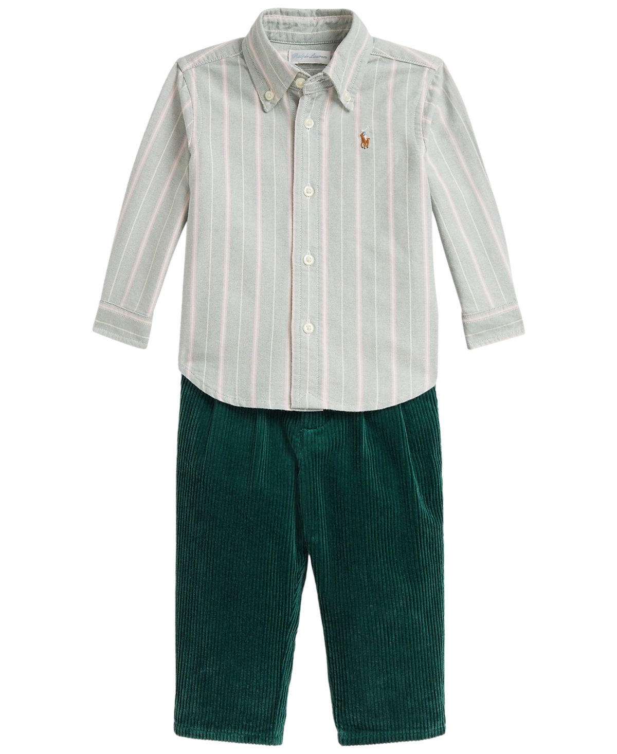 Click here for Polo Ralph Lauren Baby Boys Cotton Oxford Shirt an... prices